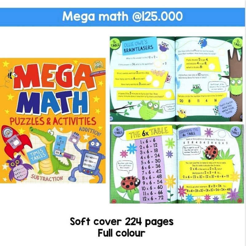 Jual mega math activity workbook | Shopee Indonesia