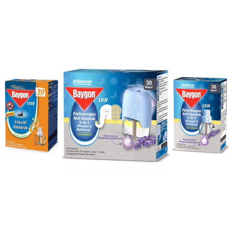 Jual Baygon Liquid Elektrik Lavender/Orange Refill 22Ml | Shopee Indonesia