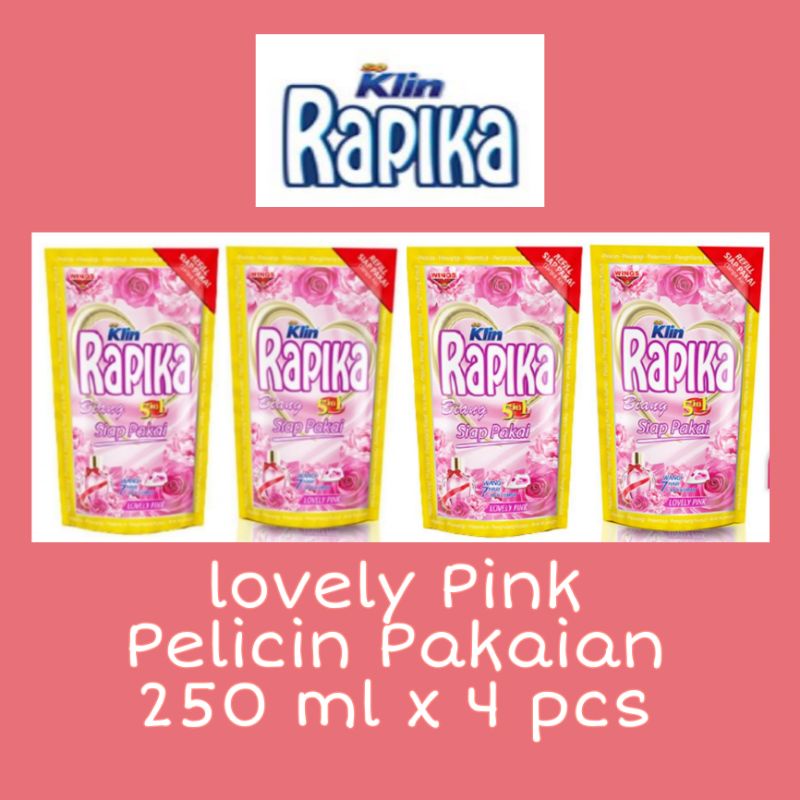 Jual RAPIKA BIANG LOVELY PINK 250 ML x 4 PCS | Shopee Indonesia