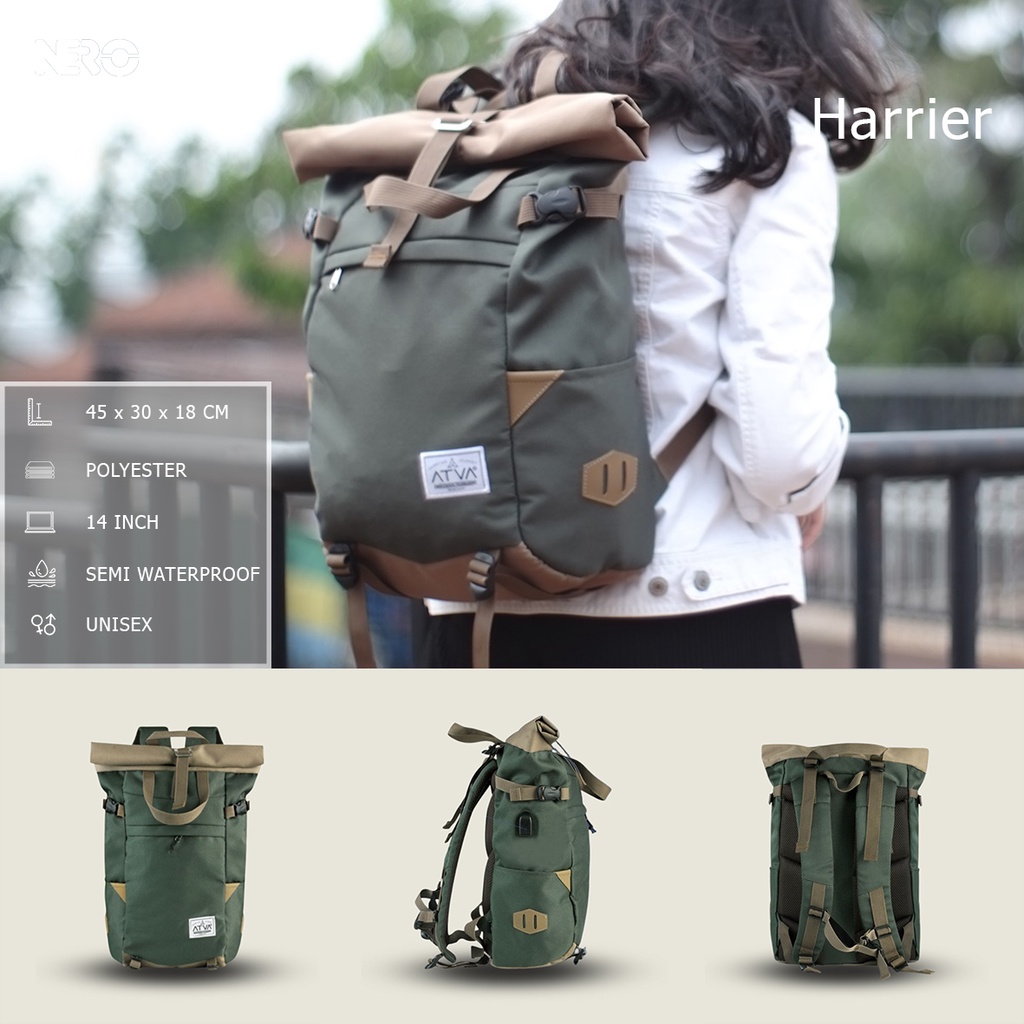 Jual NEROBAGS HARRIER - TAS RANSEL BACKPACK DAYPACK TRAVEL TRAVELLING ...