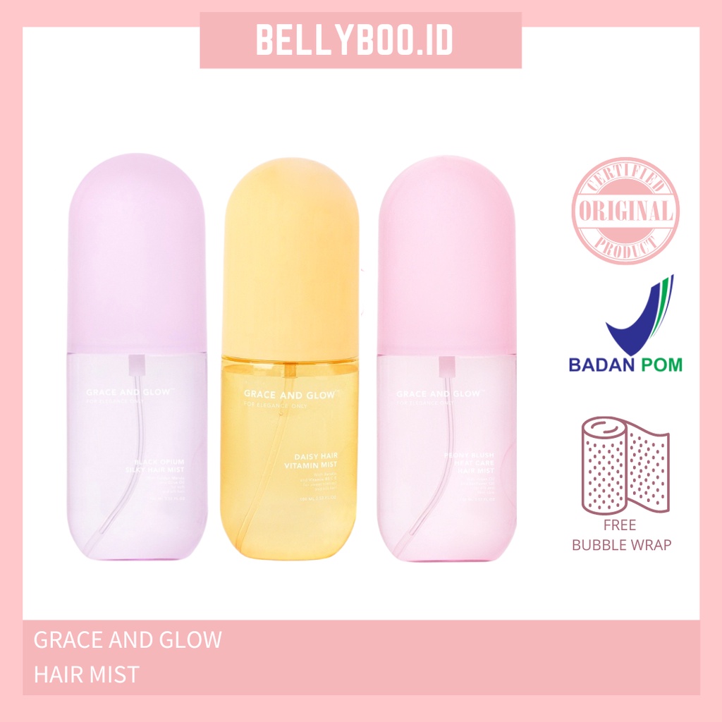 Jual Grace and Glow Hair Mist 100 ml - Parfum Rambut Spray untuk ...
