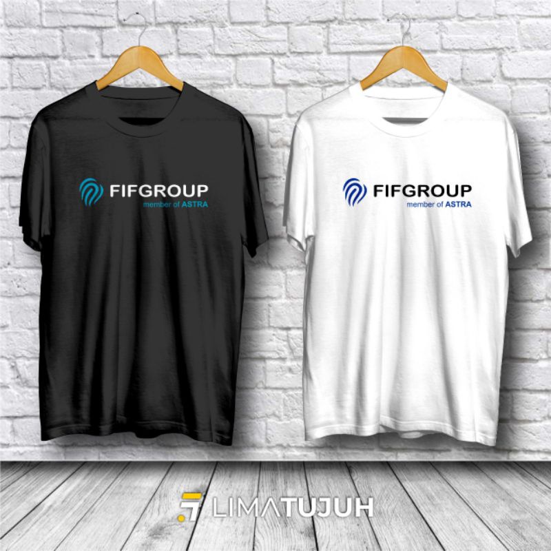 Jual Kaos Baju Logo FIF Group / Kaos Perusahaan Bahan Premium 30s (ICS ...