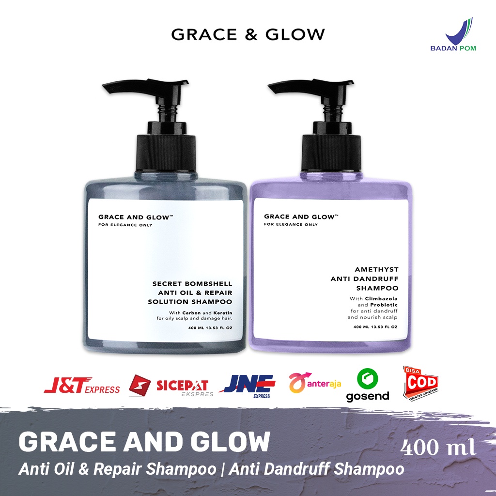 Jual GRACE AND GLOW Secret Bombshell Anti Oil and Repair Shampoo and ... Jual GRACE AND GLOW Secret Bombshell Anti Oil and Repair Shampoo and ...