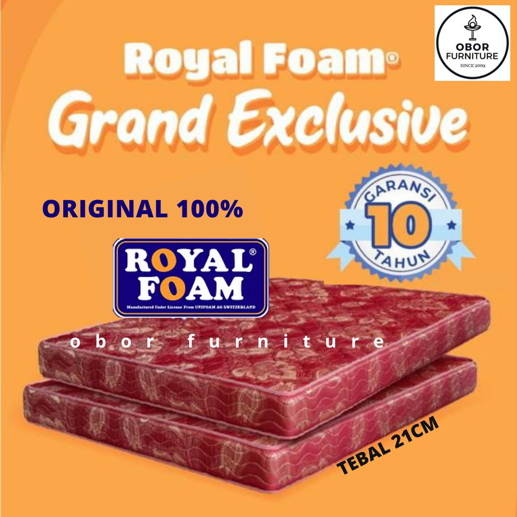 Jual Royal Foam Grand Exclusive T21 90 120 160 180 Kasur Busa | Shopee ...