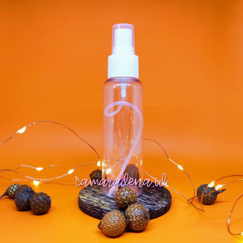 Jual Botol Spray 100ml PET Bening Kosong Plastik Murah ukuran 100 ml ...