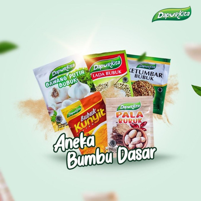 Jual Dapurkita Bumbu Dasar Bubuk Instan Sachet Aneka Rasa | Dapur Kita ...