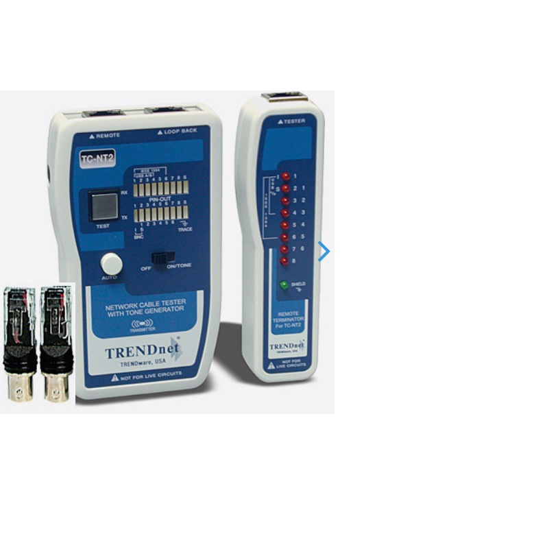 Jual LAN TESTER TRENDNET TC-NT2 Cat 5 Cat 6 COAXIAL CCTV RJ45 RJ11 ...