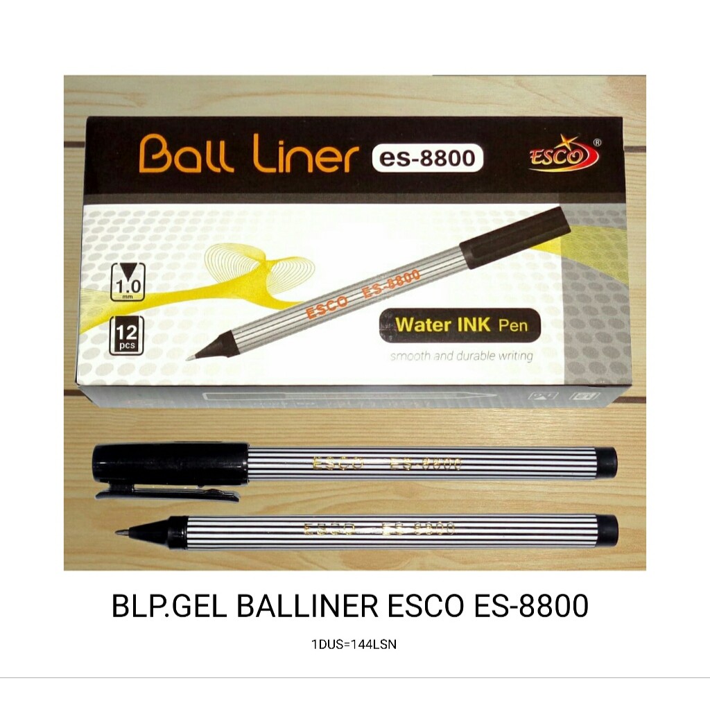 Jual Pulpen Gel Balliner Esco ES-8800/Pena Gel Balliner Esco ES-8800 ...