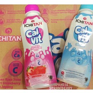 Jual ICHITAN Cal Vit - Minuman Rasa Susu Yoghurt Strawberry dan Original | Shopee Indonesia