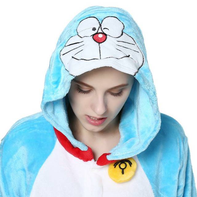 Jual KOSTUM ONESIE DORAEMON SIZE DEWASA | Shopee Indonesia