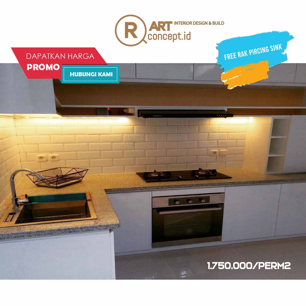 Jual PROMO KITCHEN SET HPL / CUSTOM / DAPUR / PROMO TRADE IN | Shopee ...