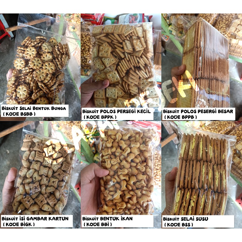 Jual Aneka Biskuit Jadul / Serba Serbi Biscuit +-200 Gram Indonesia ...