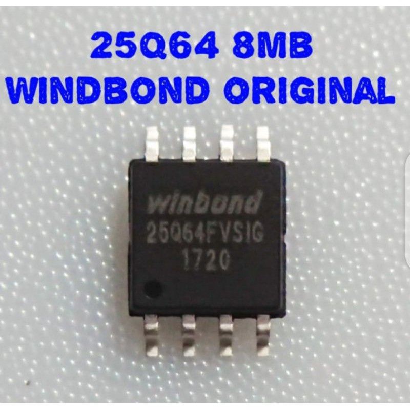 Jual IC WINBOND 25Q64FVSIG 8MB EEPROM SPI SOP8 BLANK | Shopee Indonesia