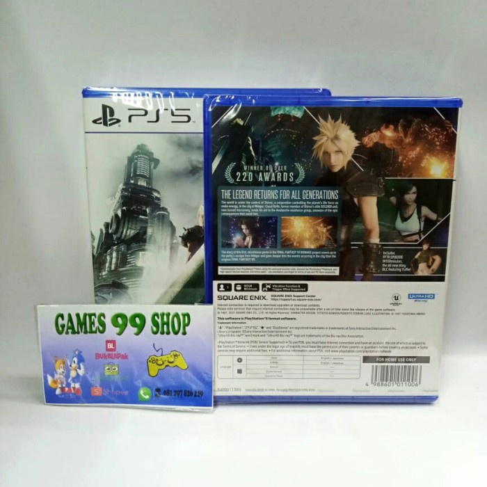 Jual PS5 final fantasy VII remake intergrade / FF 7 remake intergrade ...
