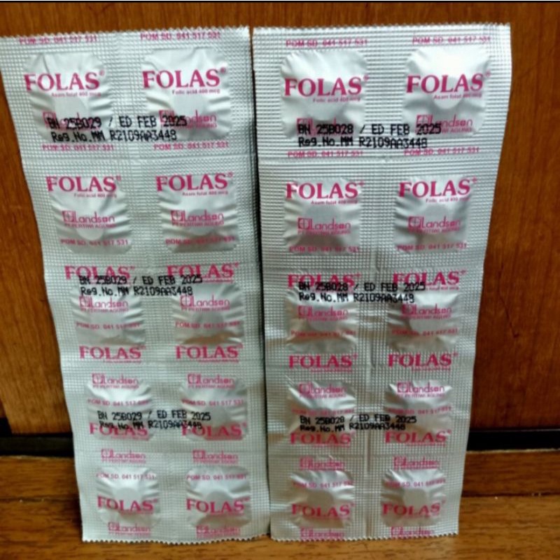 Jual Folas 400 mcg strip | Shopee Indonesia