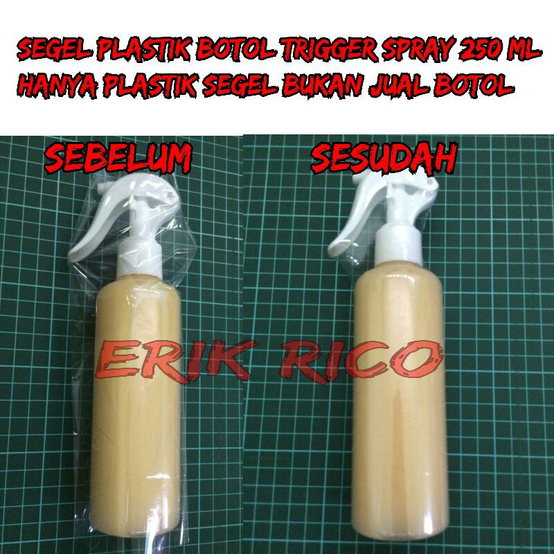 Jual eceran plastik segel botol trigger 250 ml | Shopee Indonesia
