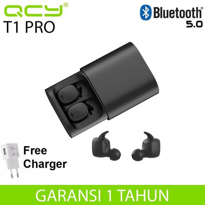 Jual Qcy T1 Pro True Wireless Stereo Earphone Headset Bluetooth 5.0 - Putih Harga Promo | Shopee ...