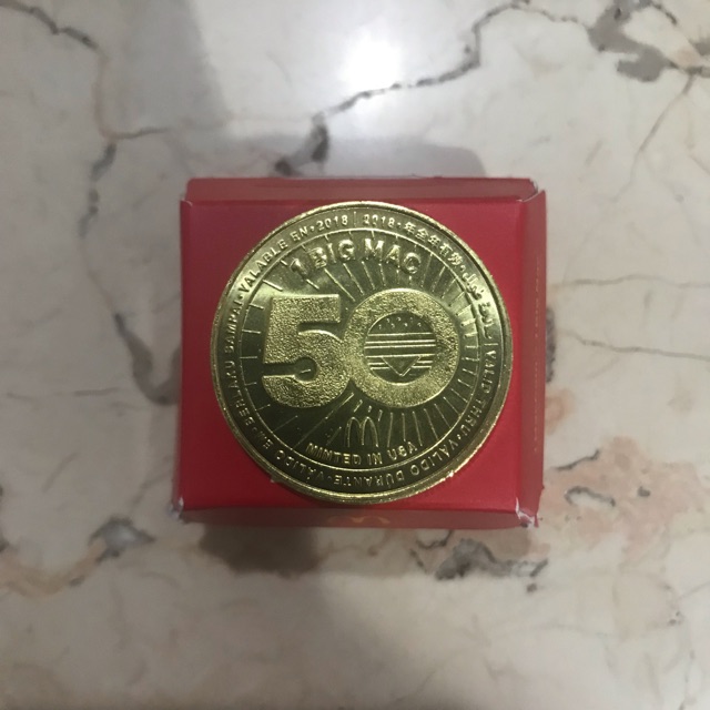 Jual Big Mac Coin Bigmac Koin Unik Rare Limited Edition Mcdonalds 50 ...
