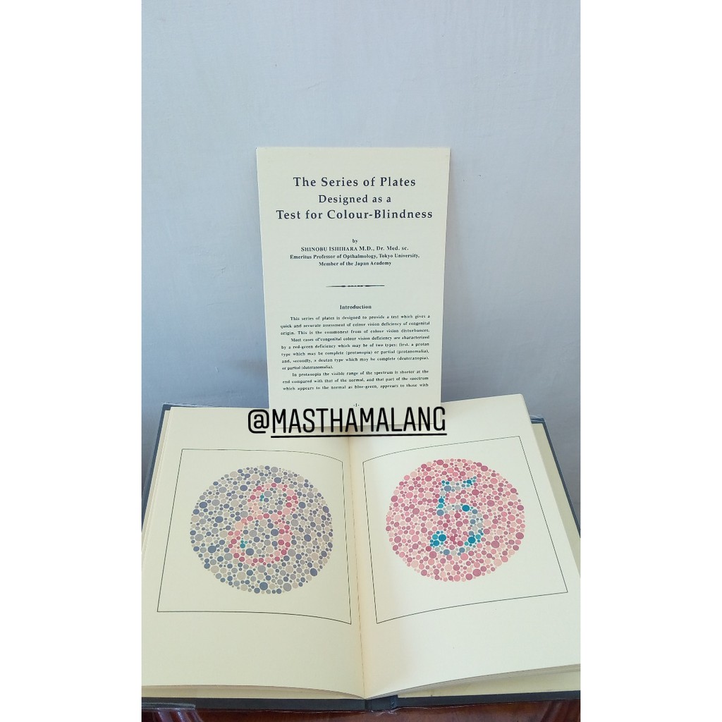 Jual *Mastha Malang* Buku Isihara / Buku Tes Buta Warna / Buku Tokek ...