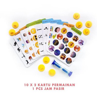 Jual PROMO Mainan imajinasi anak family Game Board Lotto Lotto tebak ...