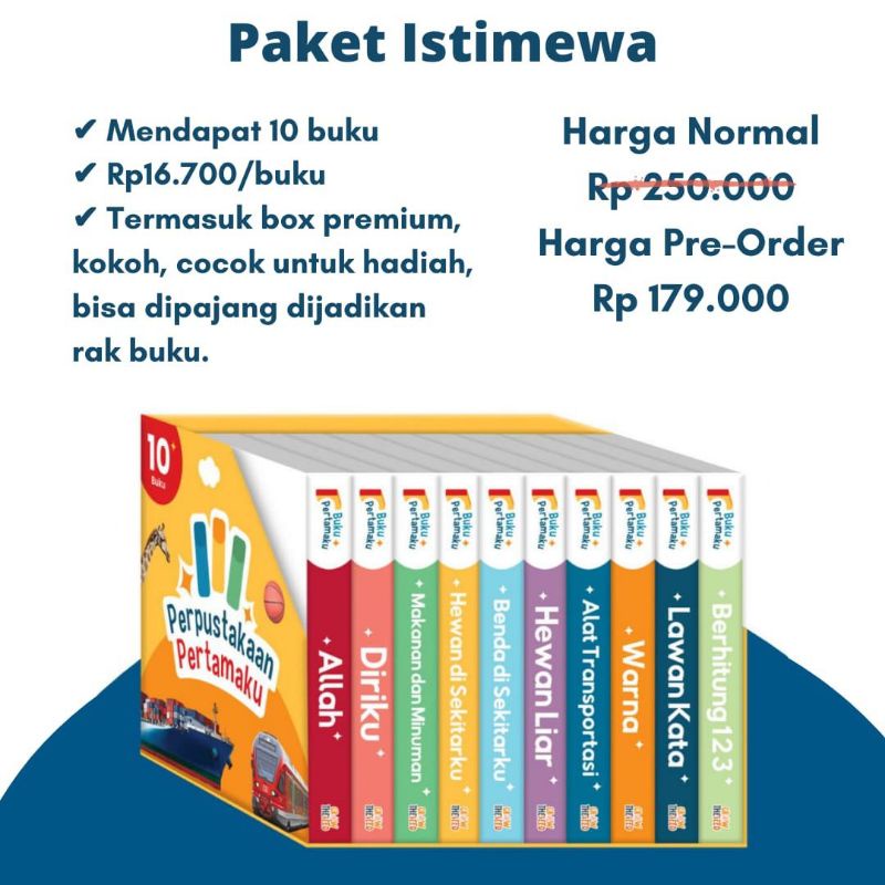 Jual PERPUSTAKAAN PERTAMAKU PAKET ISTIMEWA. perpus pertamaku. buku ...