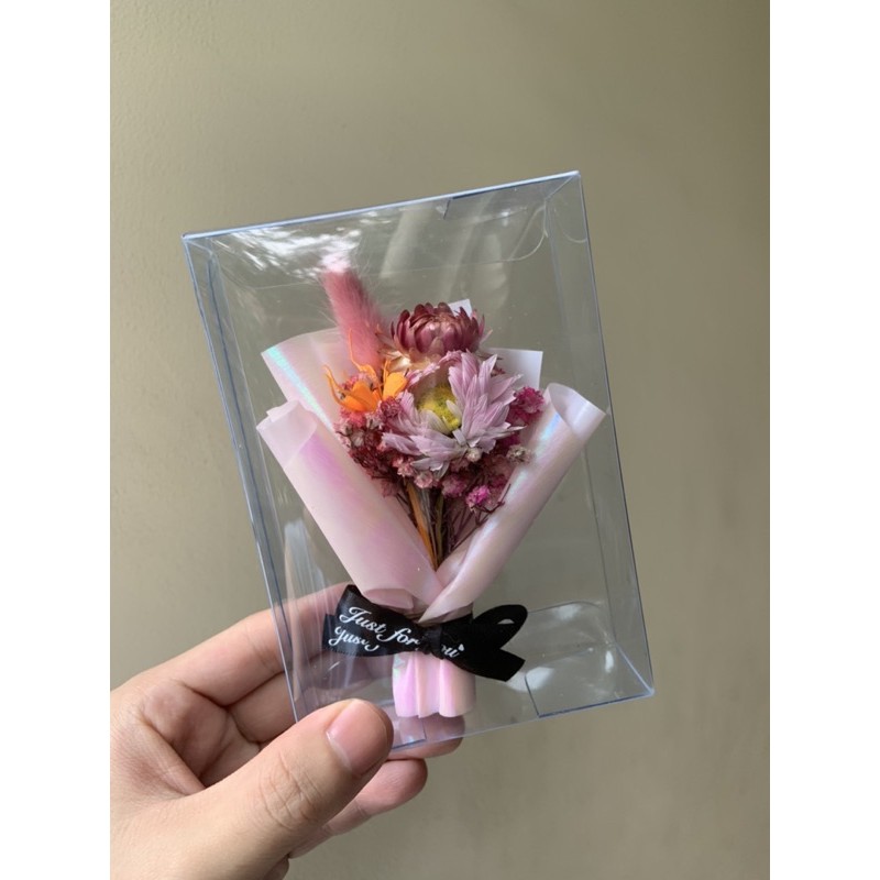 Jual Mini Buket Box Opp - Buket Bunga Kering | Shopee Indonesia