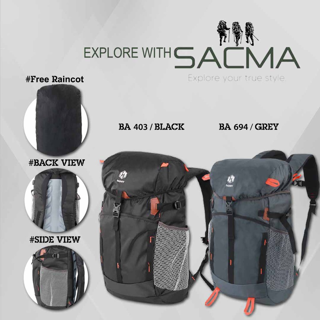 Jual TAS BACKPACK TAS GUNUNG TAS TRAVEL TAS MENDAKI SACMA - BERKUALITAS - PREMIUM - SEMI ...