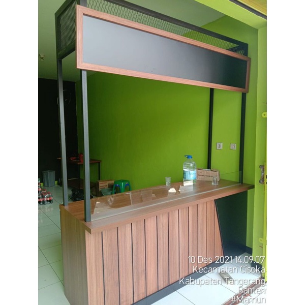 Jual Meja Booth/ Meja Cafe / Counter Booth / Meja Counter | Shopee ...