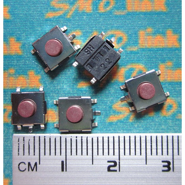 Jual SMD Tactile Switch / Push Button 6 X 6 X 3,1mm - 5pcs Indonesia ...