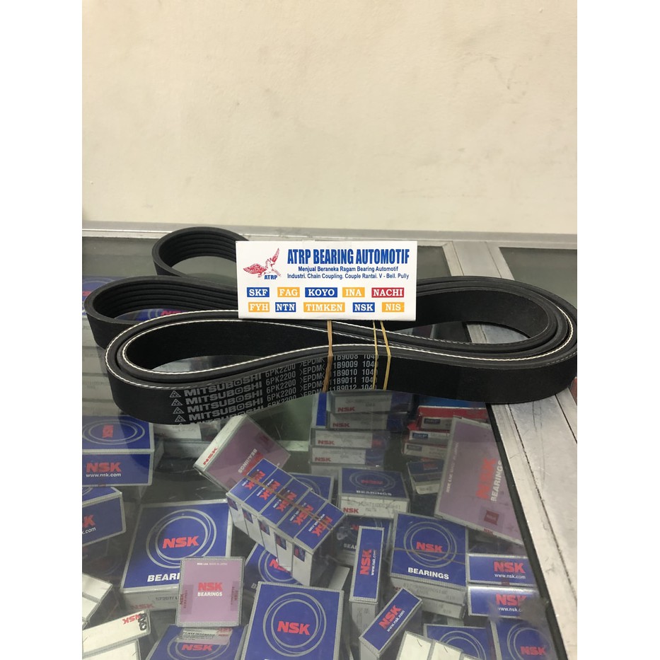 Jual TALI KIPAS / FAN BELT MITSUBISHI OUTLANDER 6PK 2200 MITSUBOSHI JAPAN | Shopee Indonesia