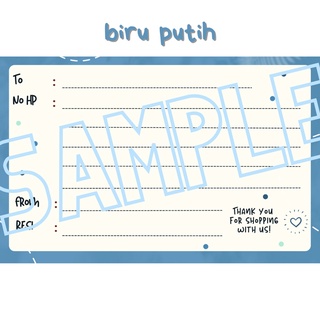 Jual Stiker Label untuk Pengiriman Paket/Label Pengiriman Packing ...