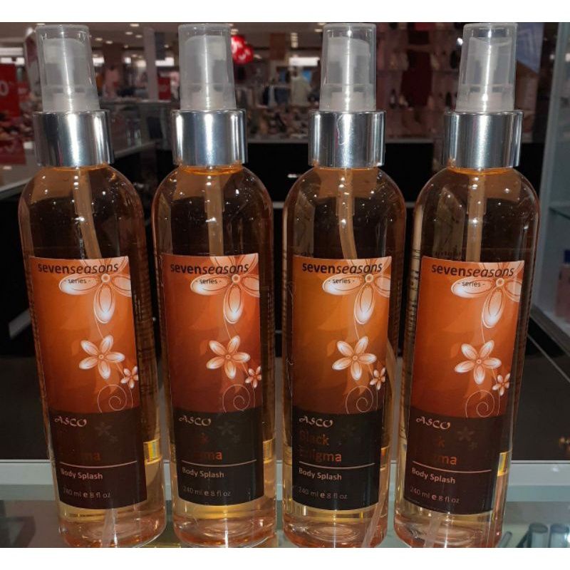 Jual Asco Body Splash / Black Enigma 240ml / Asco Body Mist | Shopee ...