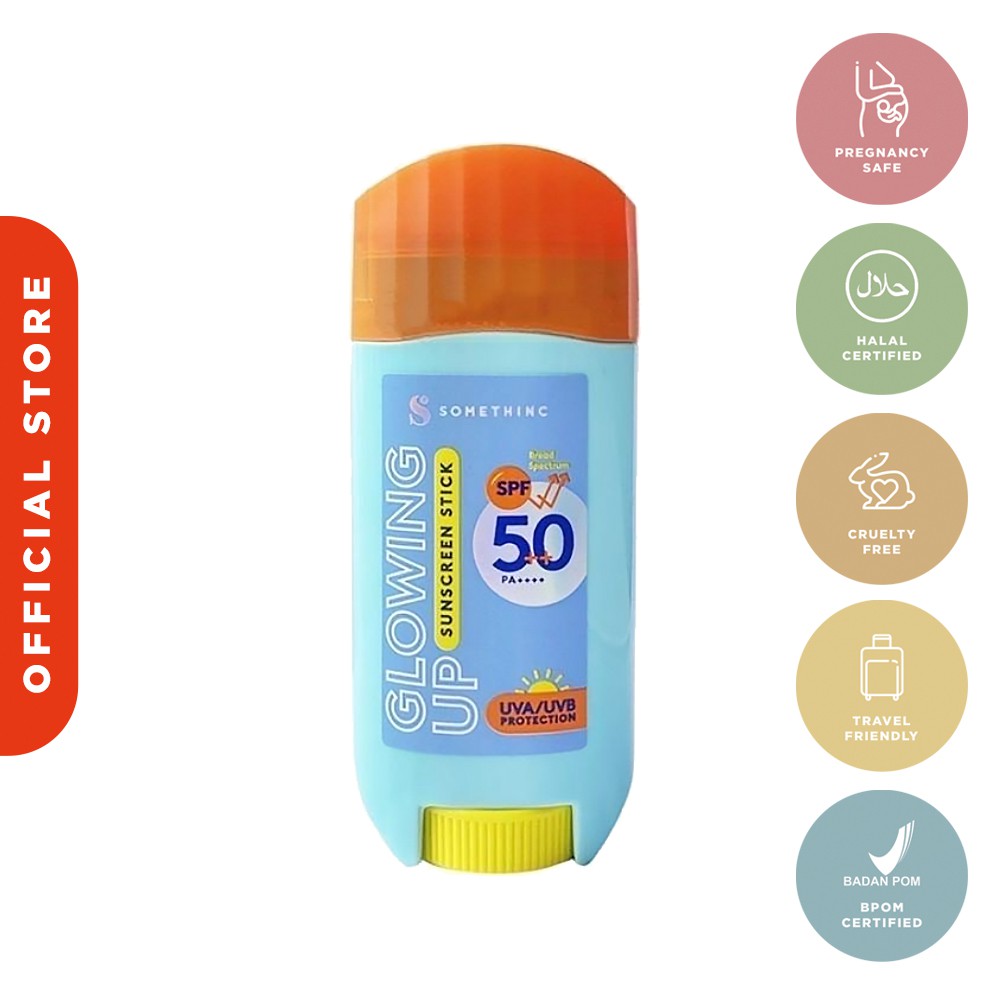 Jual MSBB - Somethinc Glowing Up Sunscreen Stick SPF 50+ PA ++++ | Shopee Indonesia