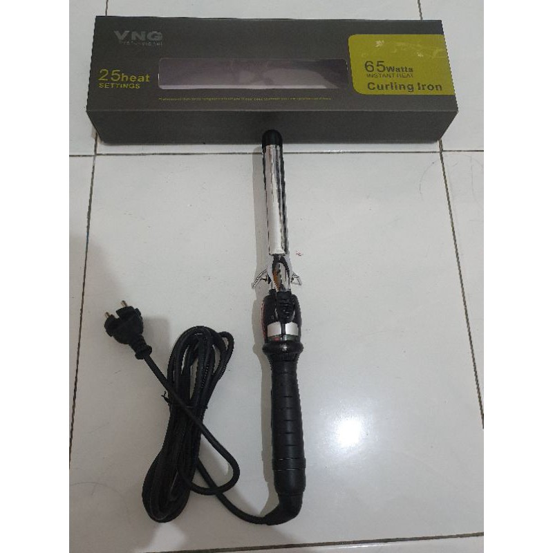 Jual Catok Rambut VNG Curly Iron 25 heat Seting 65 watt instan heat ...
