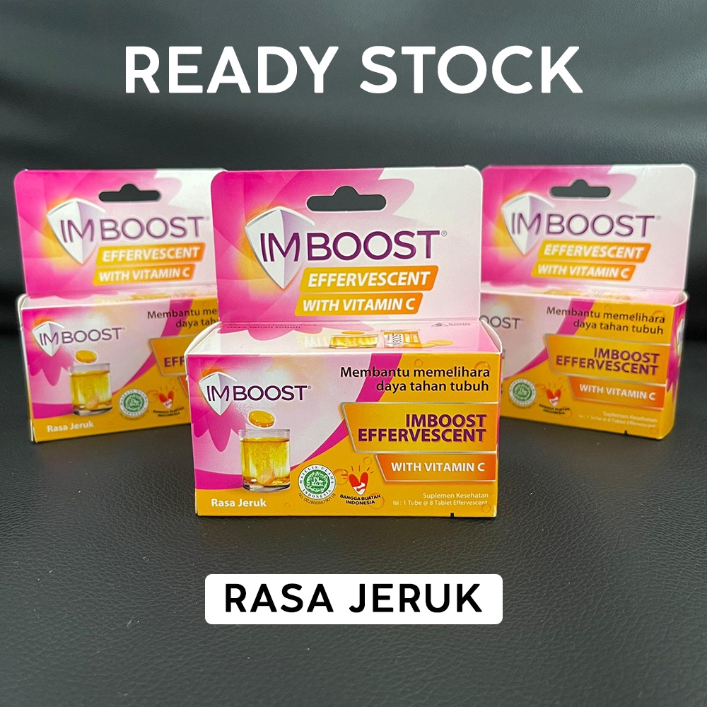 IMBOOST EFFERVESCENT RASA JERUK - Vitamin C Multivitamin Daya Tahan ...