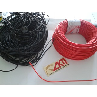 Jual Kabel Single Meteran Merah dan Hitam Serabut Tembaga Jual Per 1 ...