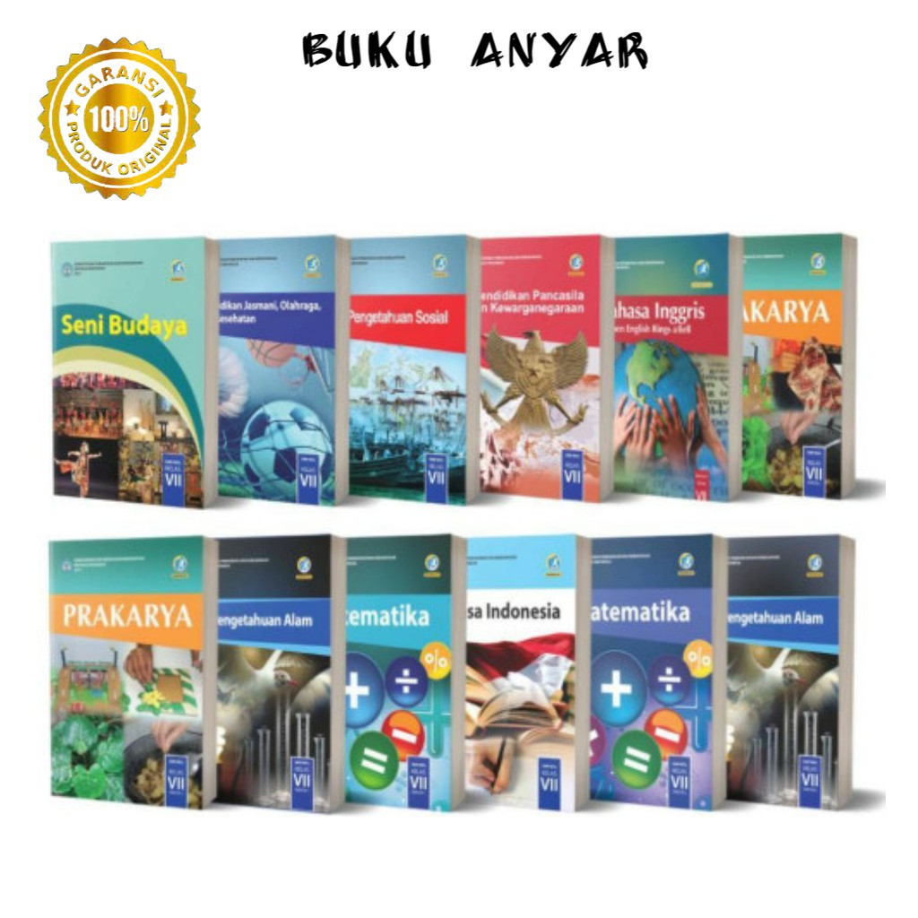 Jual Buku Paket Kelas 7 K13 DAN KURIKULUM MERDEKA Buku Siswa Tematik BSE SMP MTs Edisi Revisi ...
