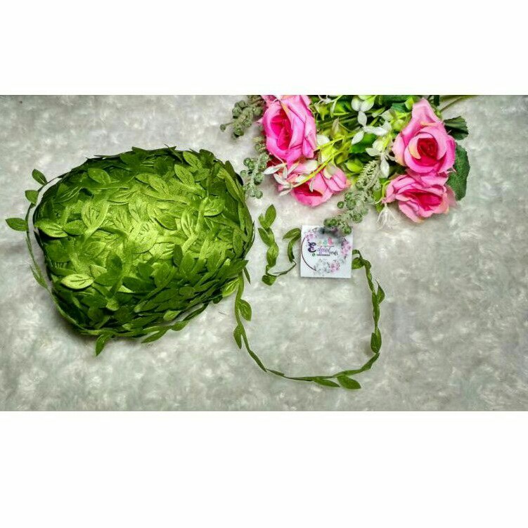 Jual daun rambat /daun flowercrown/daun mahar 1yard=90cm | Shopee Indonesia