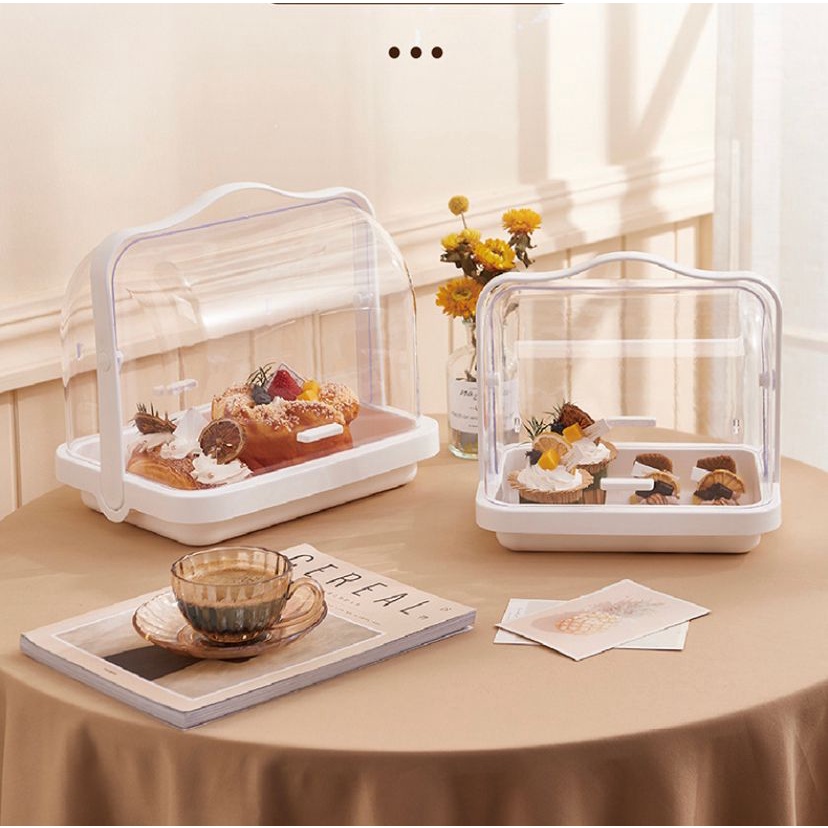 Jual Bread Storage / Tempat Penyimpanan Roti / Wadah Roti White / Box ...