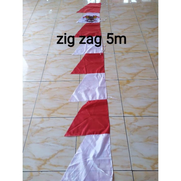 Jual Umbul umbul merah putih zig zag | Shopee Indonesia