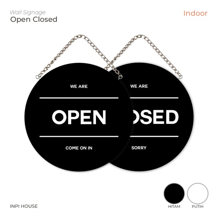 Jual Open Closed - Papan Tanda - Sign System - Signage | Shopee Indonesia