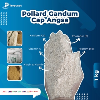 Jual Pakan Ternak Kelinci Unggas - Pollard Gandum Cap Angsa 1Kg ...