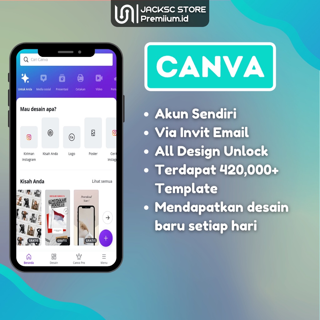 Jual Canva Pro Private 1 Tahun Full Garansi | Shopee Indonesia