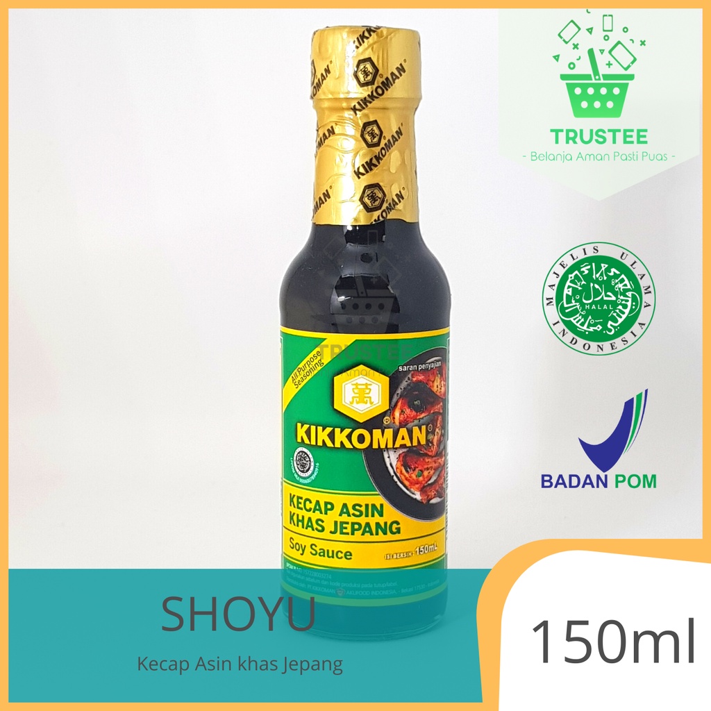 Jual Kikkoman Kecap Asin Jepang HALAL Shoyu Soy Sauce All Purpose Halal ...