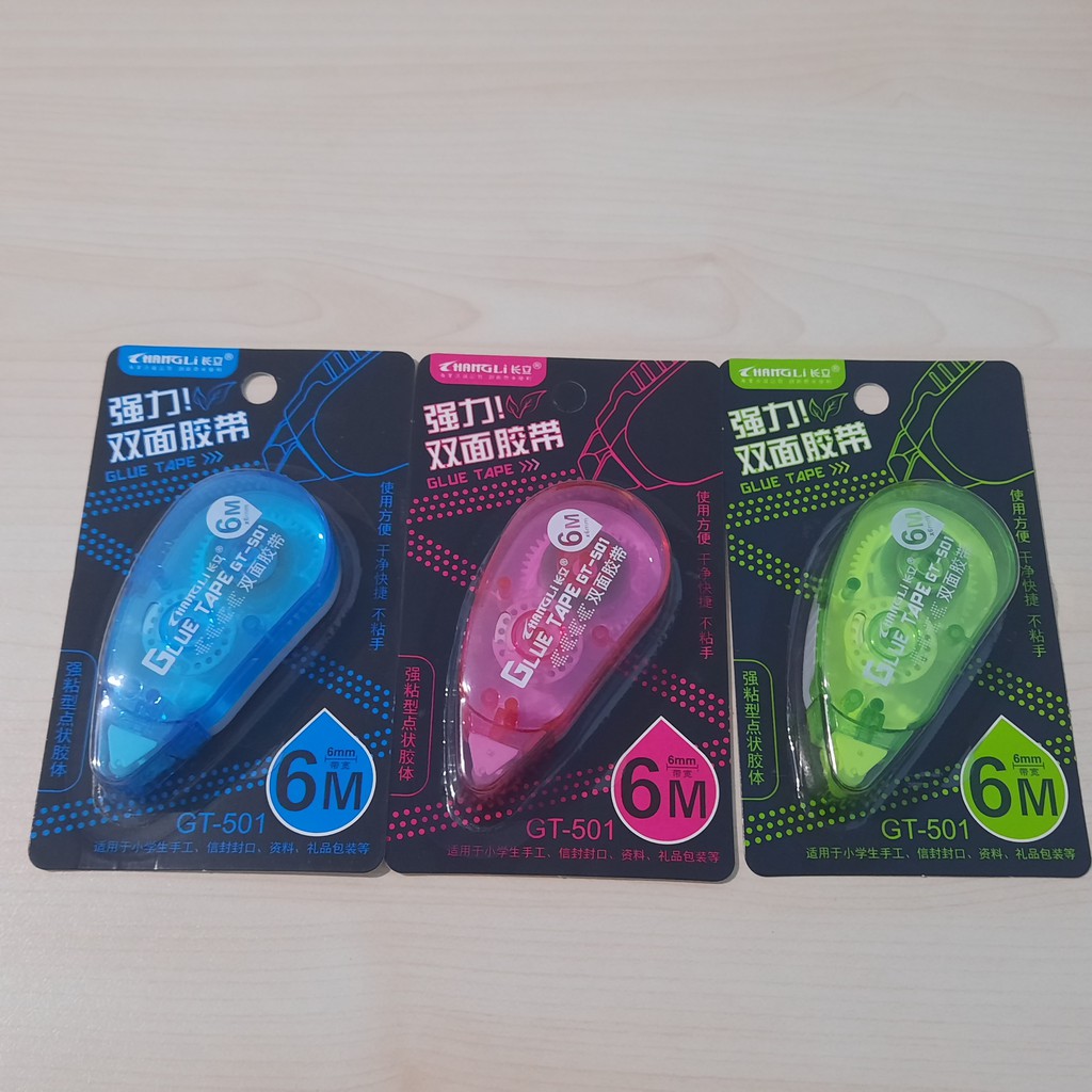 Jual Lem Kering GT-501 / Lem Kering Roll / Lem Kertas (restickable ...