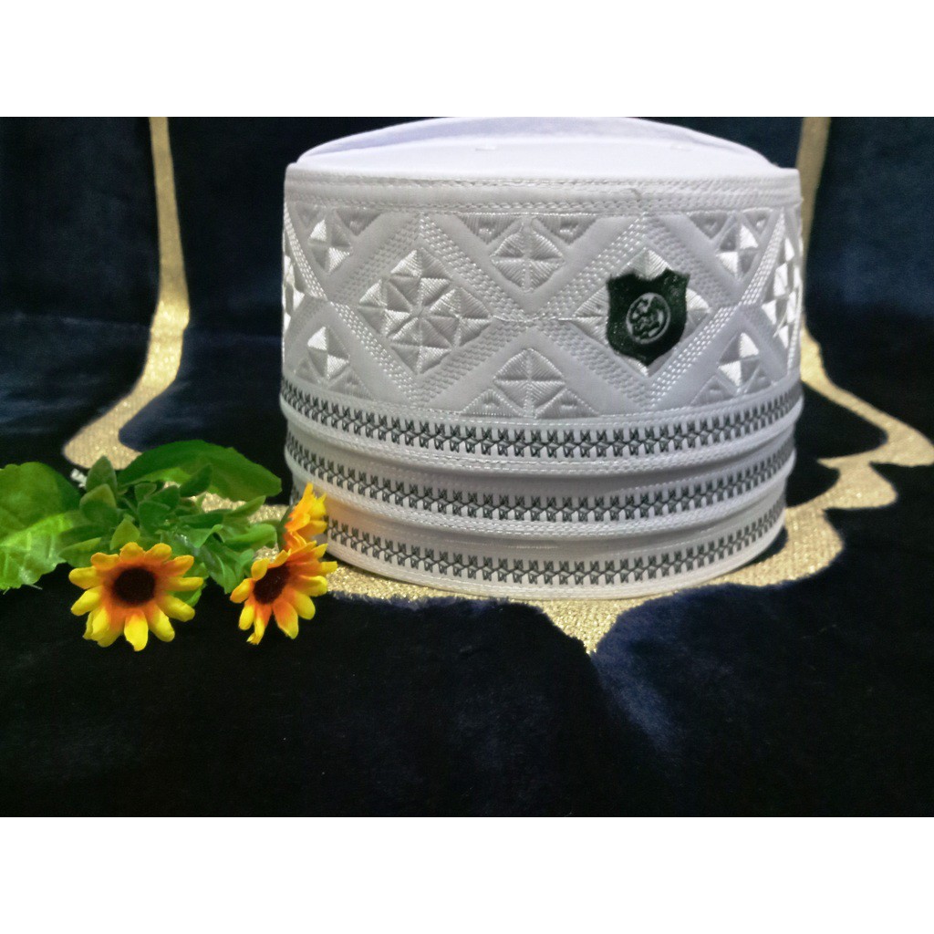 Jual KOPYAH PUTIH BORDIR AN NIZAM MURAH | Shopee Indonesia