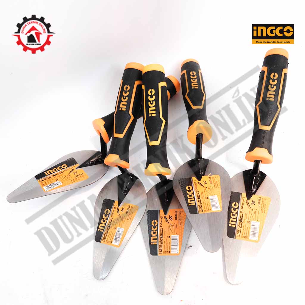Jual Sendok Semen Tebal Lancip 6" Sekop Kecil Gali Tanah INGCO 6 inch ...