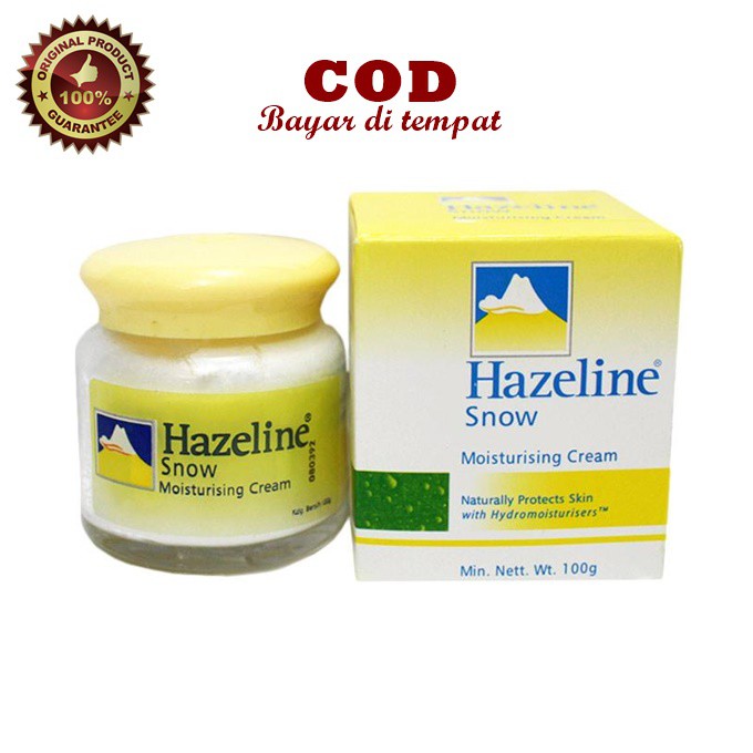 Jual Hazeline Snow Moisturising Cream 100g Original Malaysia | Shopee Indonesia