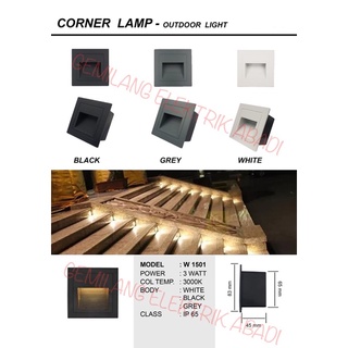 Jual LAMPU TANGGA / STEP LIGHT 3 WATT 3W INBOW TANAM LED STAIRS ...