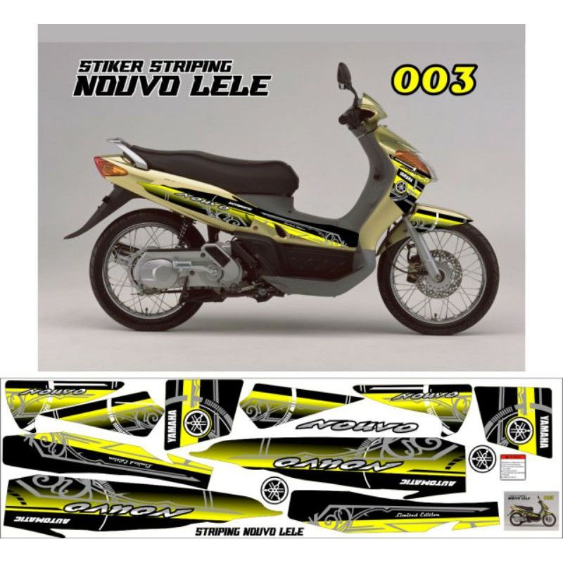 Jual striping sticker Nouvo lele Thailand | Shopee Indonesia
